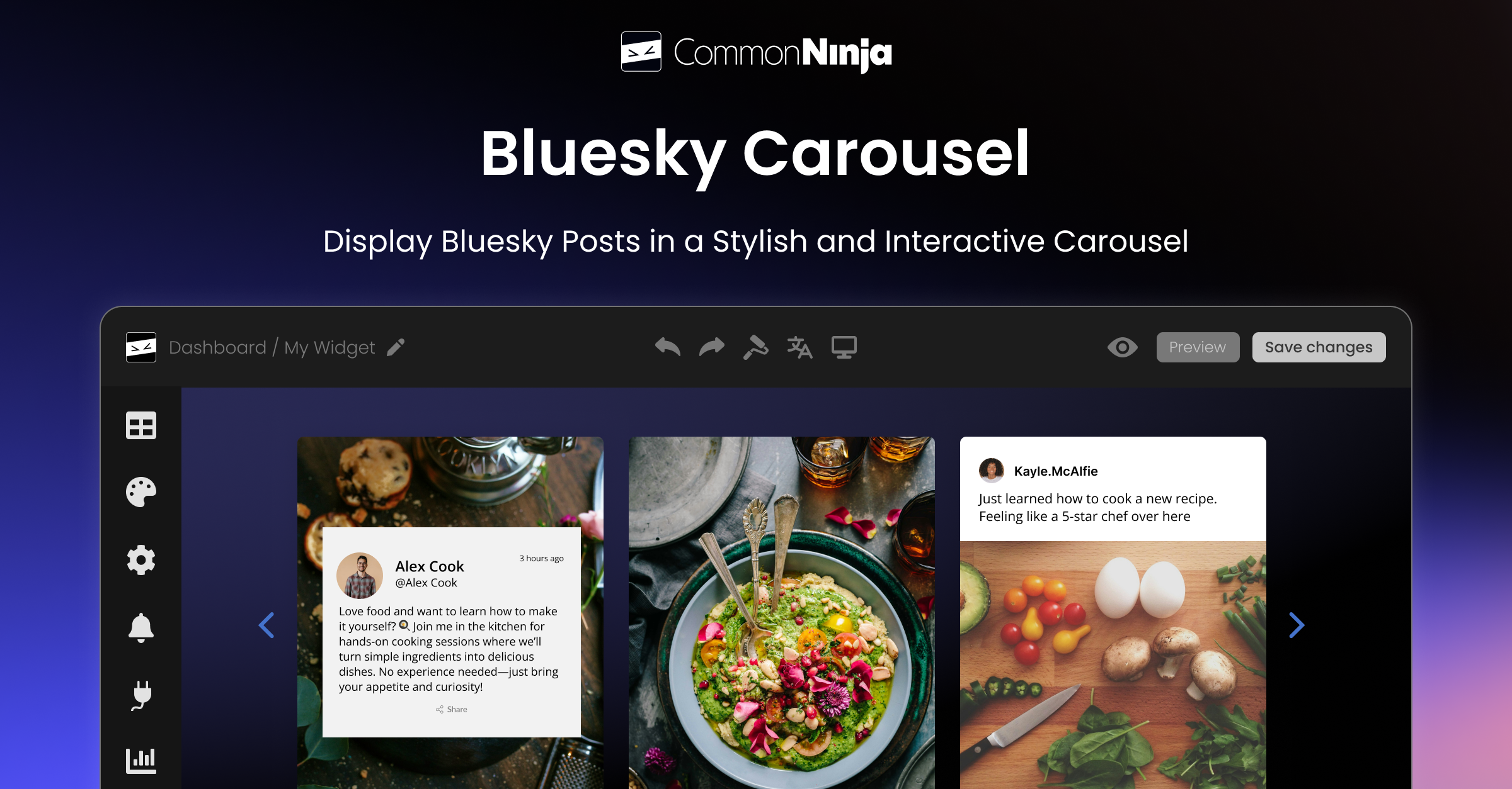 Bluesky Feed Carousel