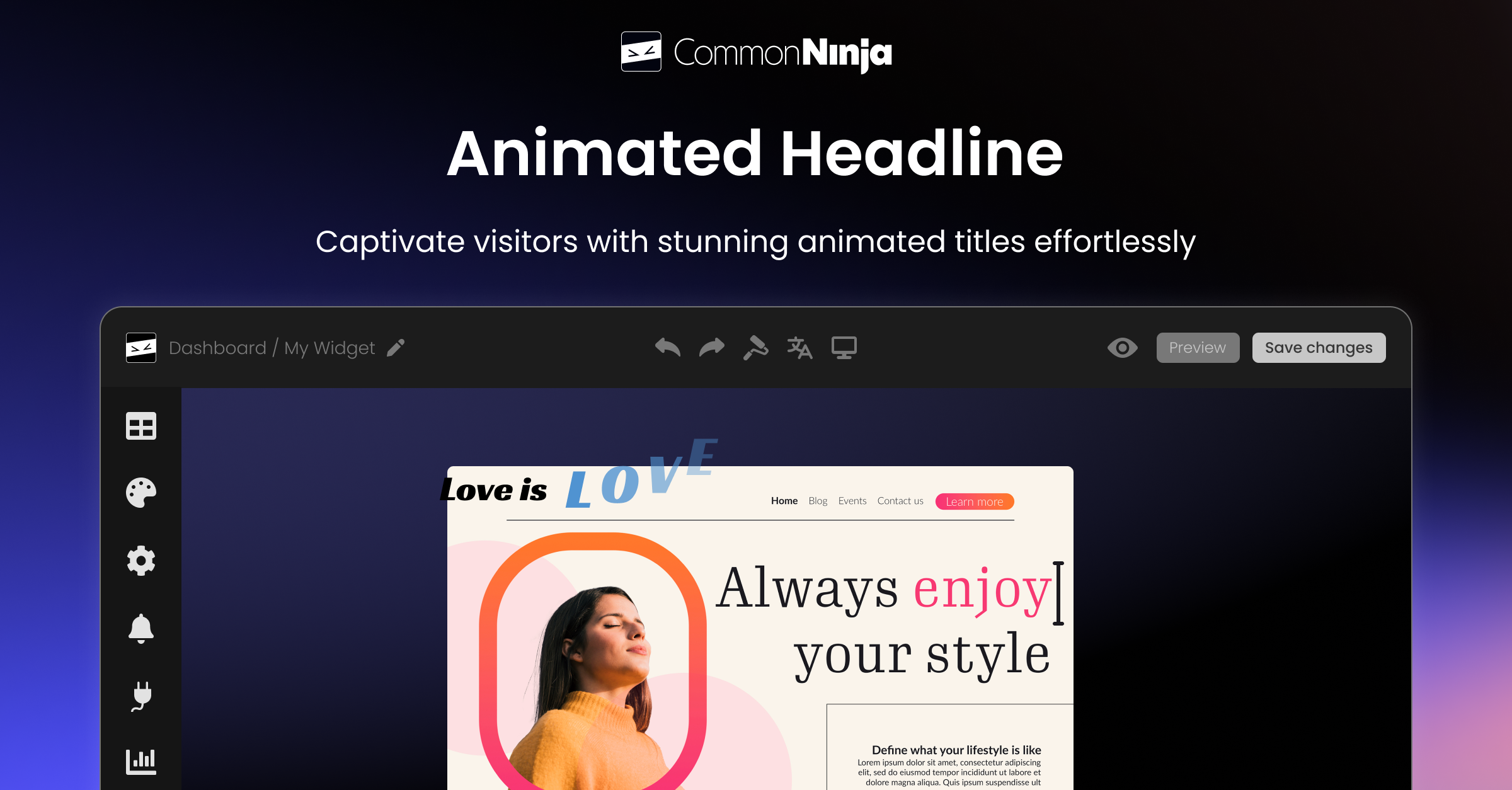Animated Headlines widget for Beaver Builder