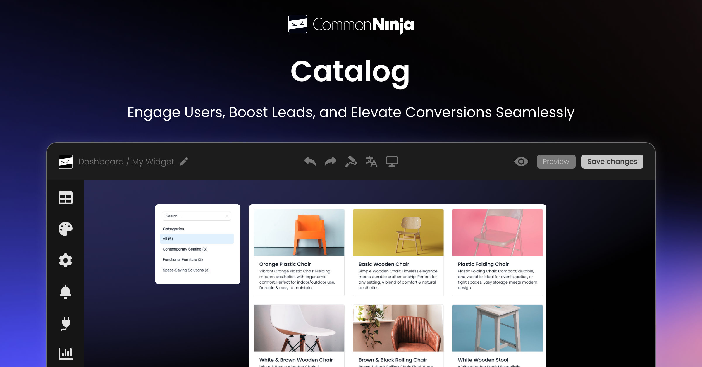 Free Catalog Widget