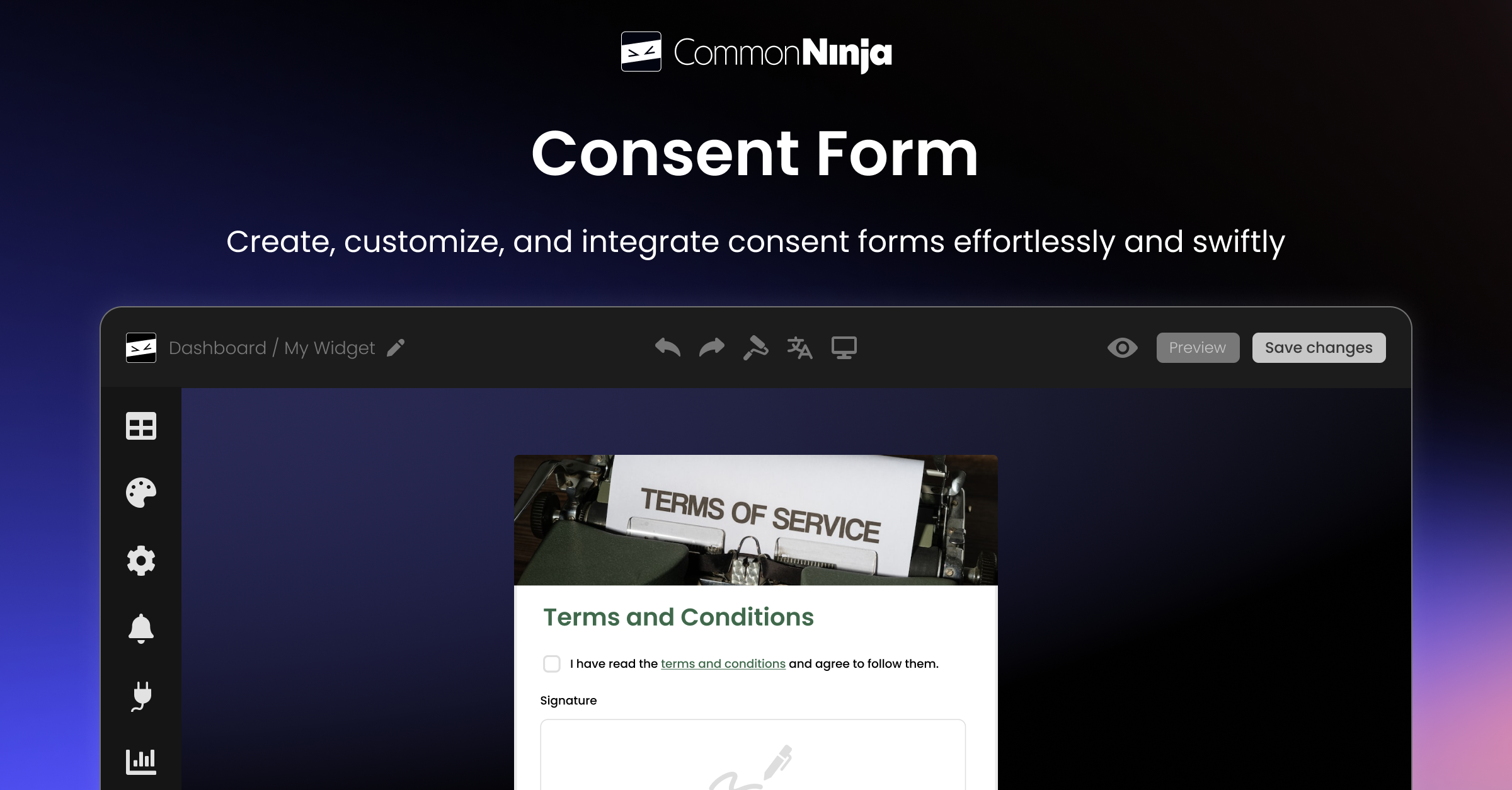Consent Form Templates for Canva