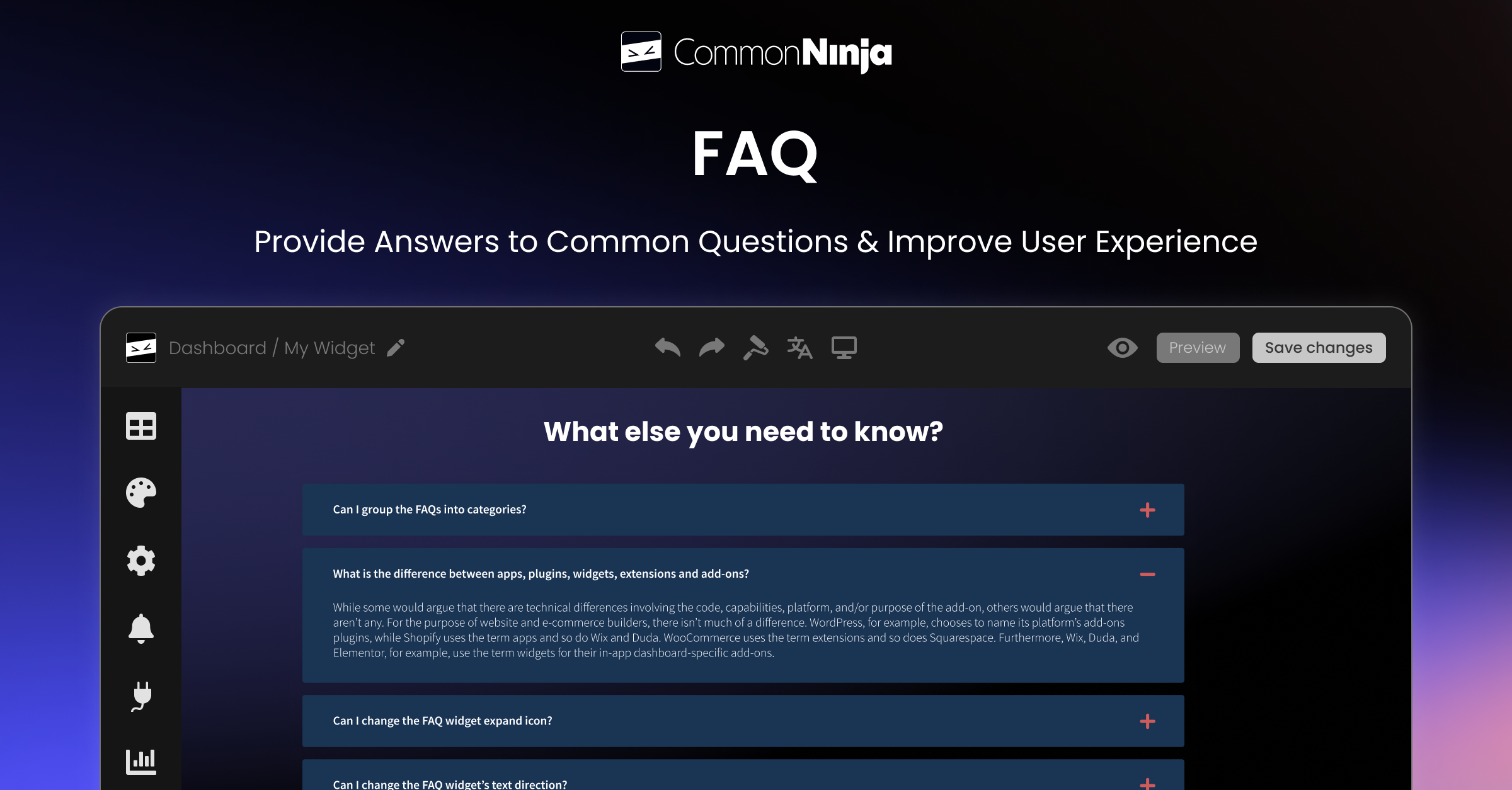 FAQ widget for Hostinger - Free & Easy to Use