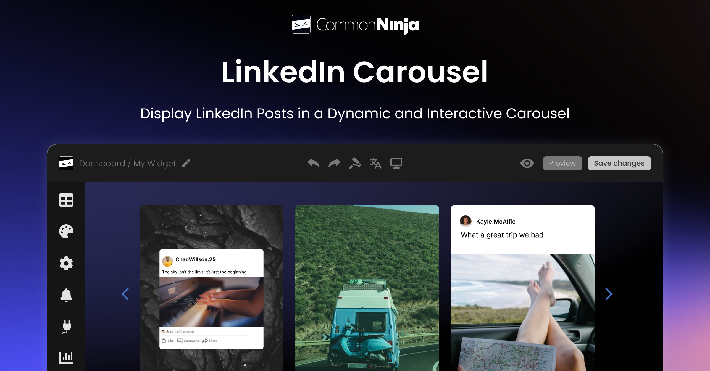 LinkedIn Feed Carousel