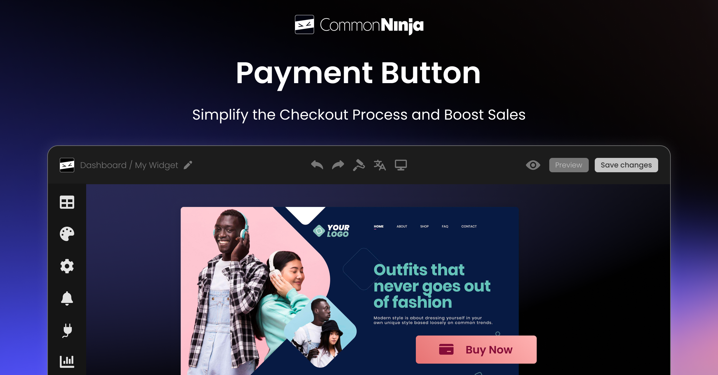 Payment Button Widget - Free & Works on Any Website