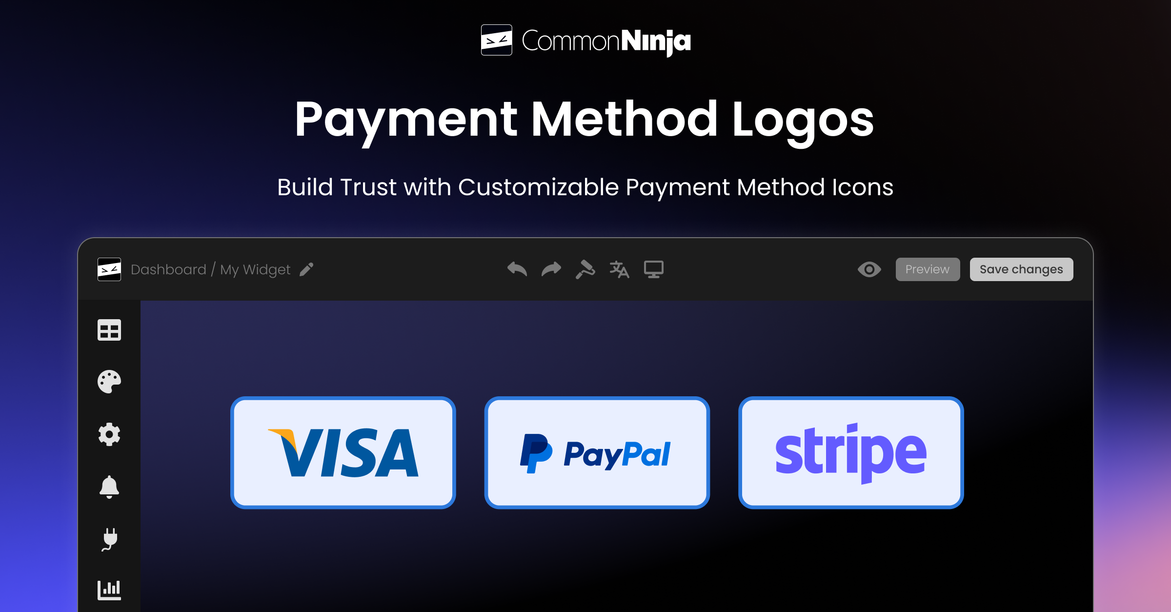 Payment Method Logos For Webador
