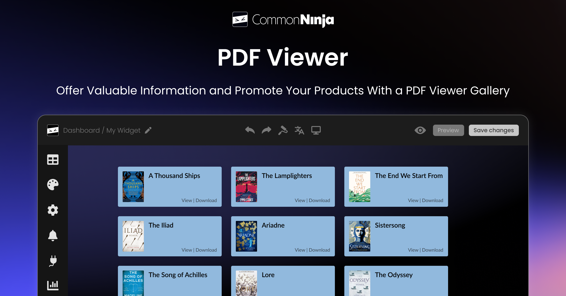 PDF Viewer widget for Lovable - Free & Easy to Use