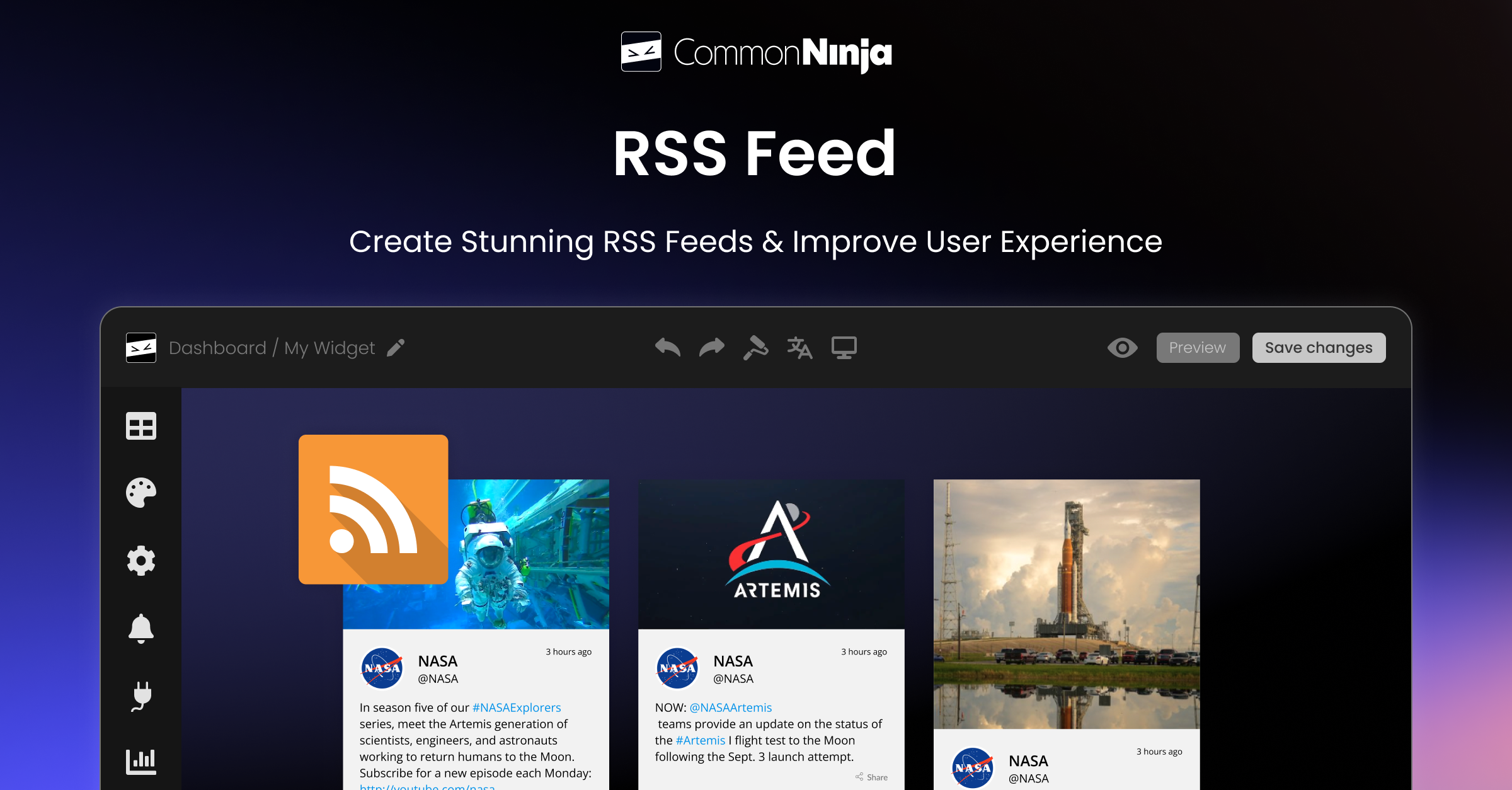 RSS Feed Widget - Free & Works on Any Website