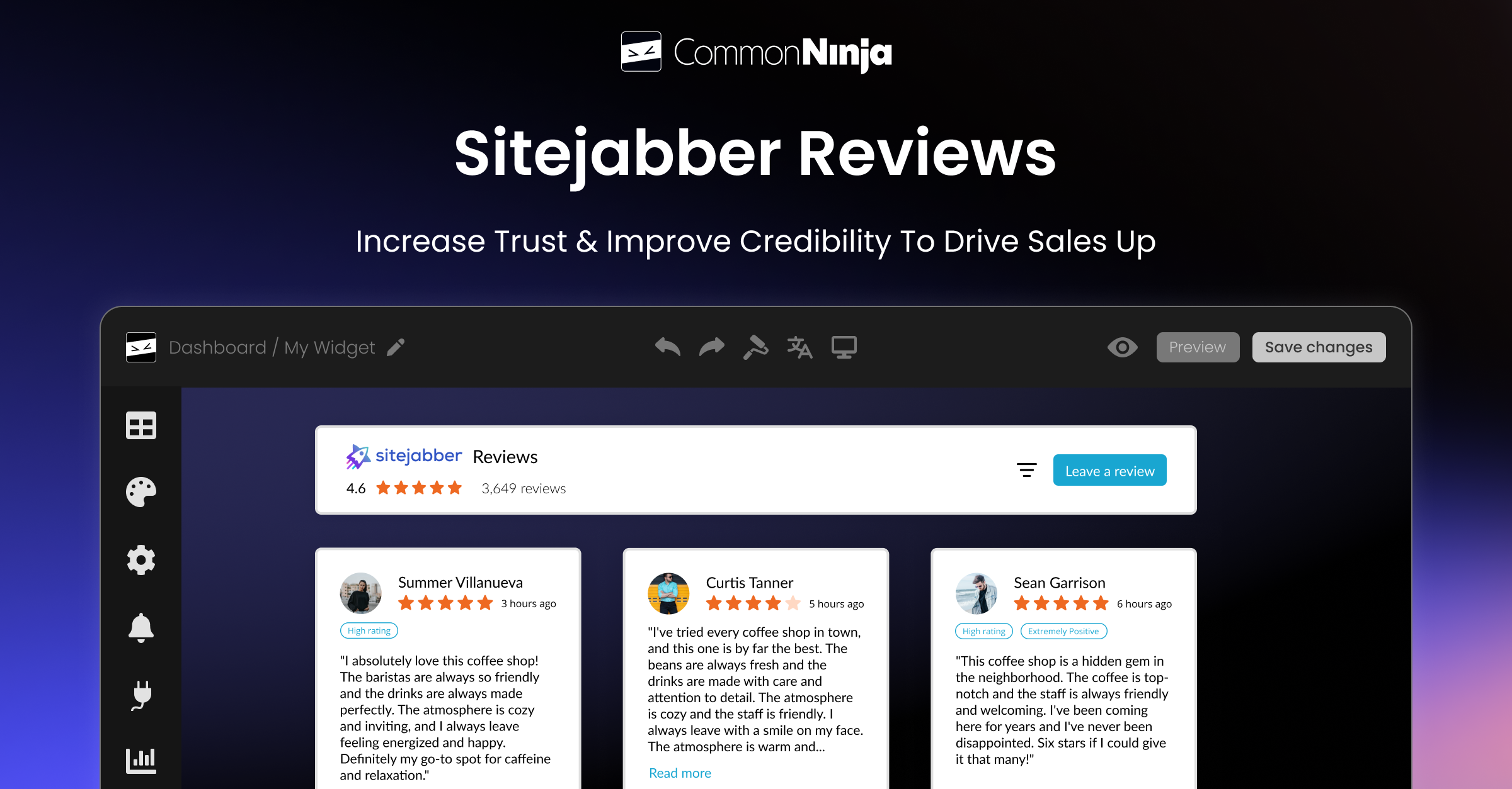 Sitejabber Reviews widget for Beaver Builder