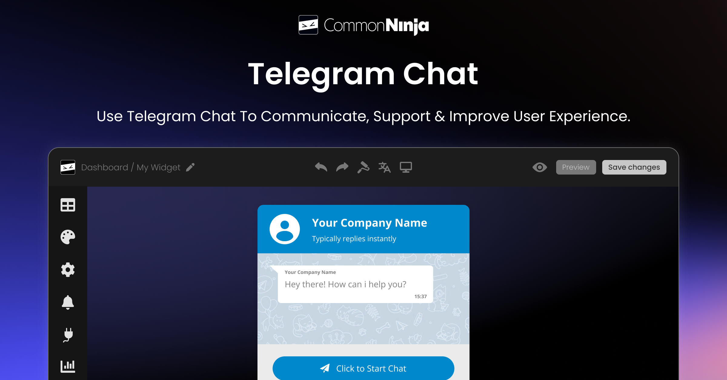 Telegram Chat Examples for Finalsite
