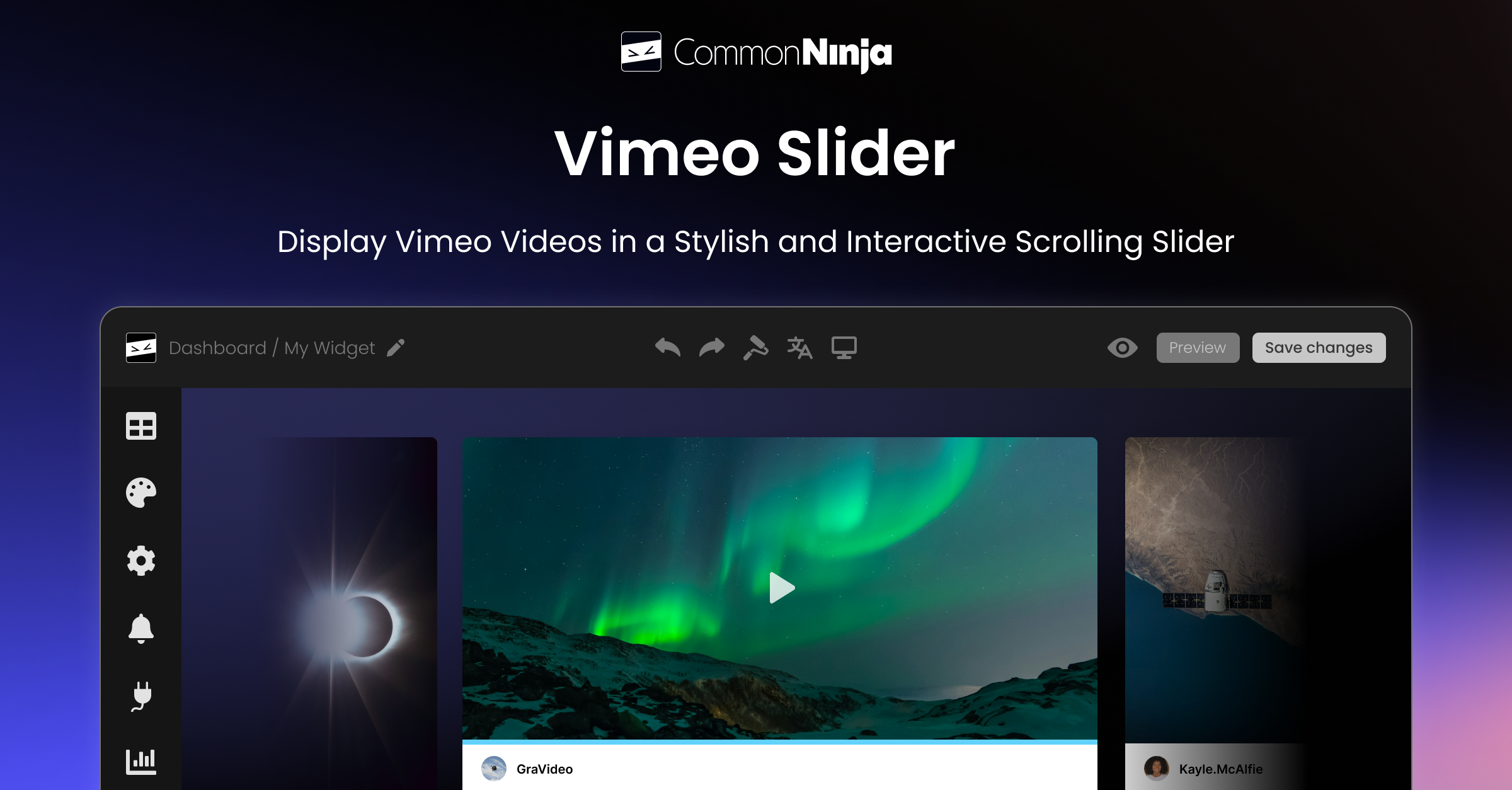 Vimeo Slider